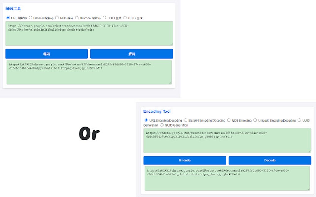 Encoding Tool per Google Chrome - Estensione Download