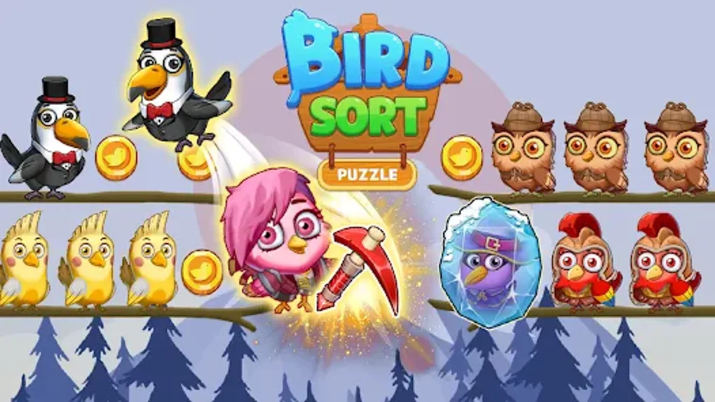 Bird Sort Puzzle Color Game für Android - Download