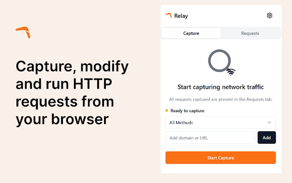 Relay – Intercept, Modify & Run HTTP Requests in Your Browser Google Chrome 용 - 확장 프로그램 다운로드
