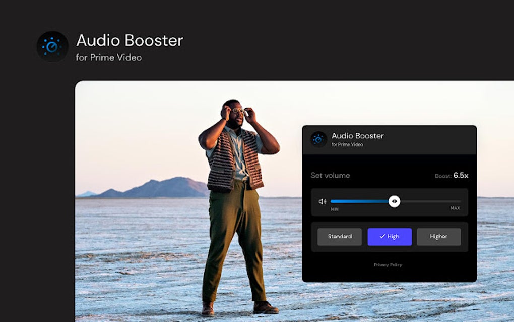 Audio Booster for Amazon Prime for Google Chrome - Extension Download