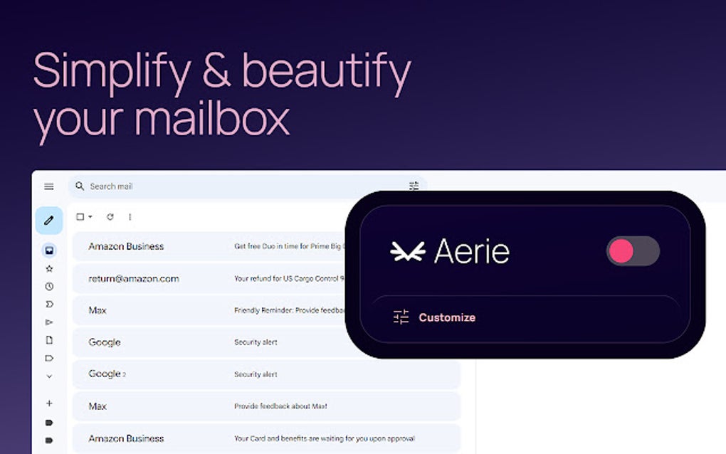 Aerie Google Chrome 용 - 확장 프로그램 다운로드