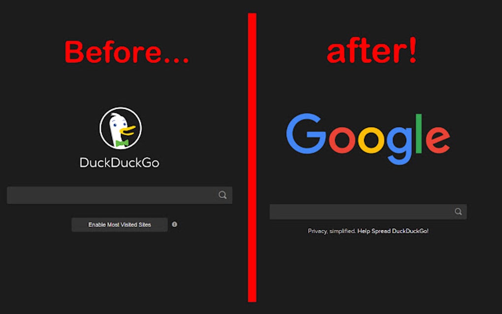 DuckDuckGo Hider/Disguiser for Google Chrome - Extension Download