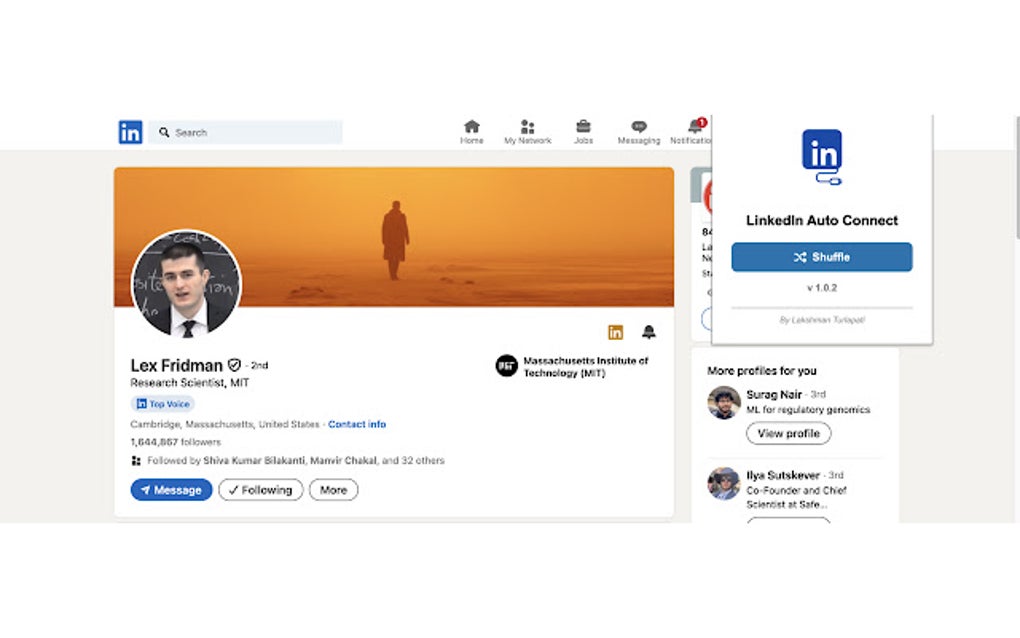 LinkedIn Auto Connect para Google Chrome - Extensión Descargar