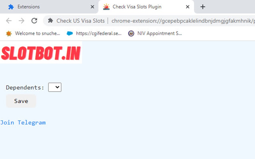 Slotbot.in for Google Chrome - Extension Download