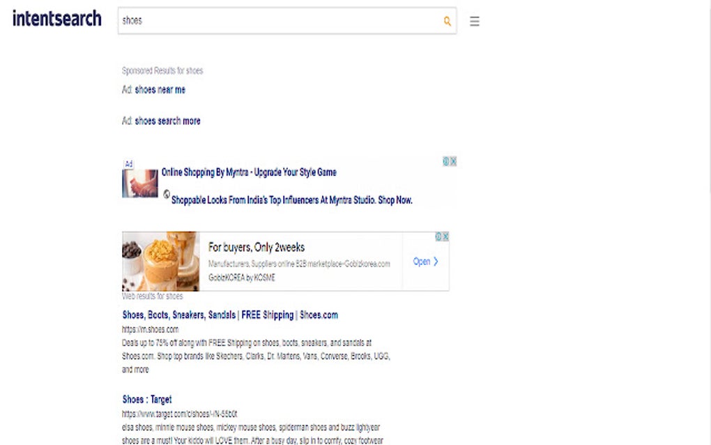 intentsearch.com para Google Chrome - Extensión Descargar