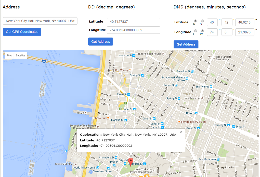 GPS Coordinates Online