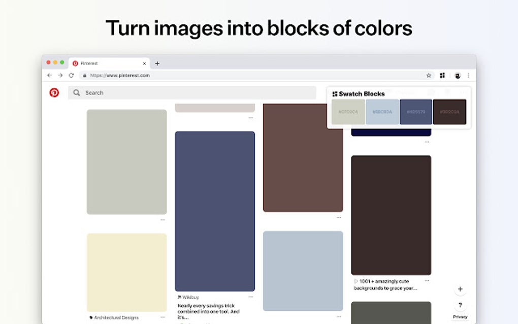 Swatch Blocks para Google Chrome - Extensión Descargar