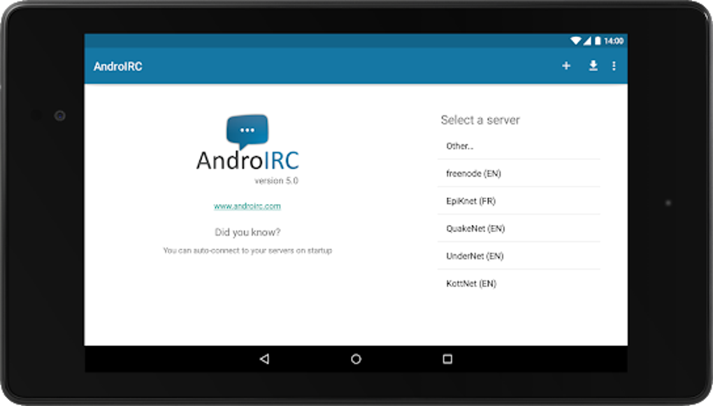 AndroIRC APK for Android - Download