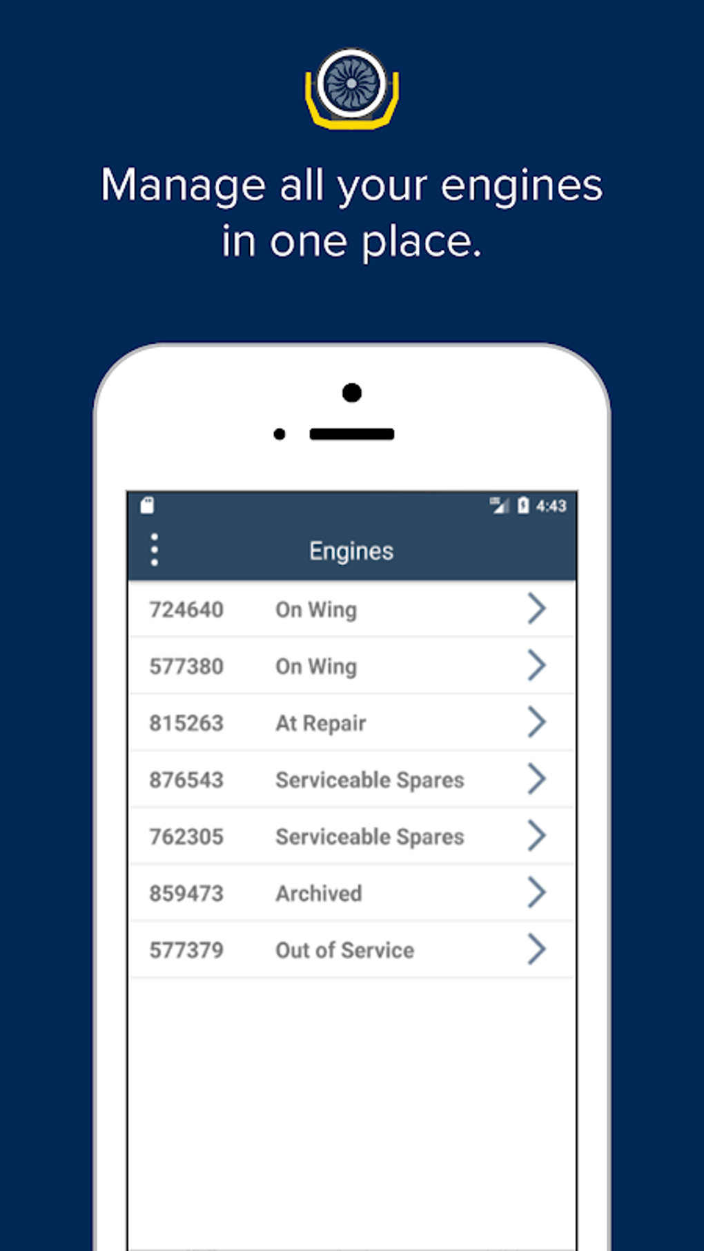 Engine Manager - Aircraft Engines, Parts & Budgets APK for Android - Download