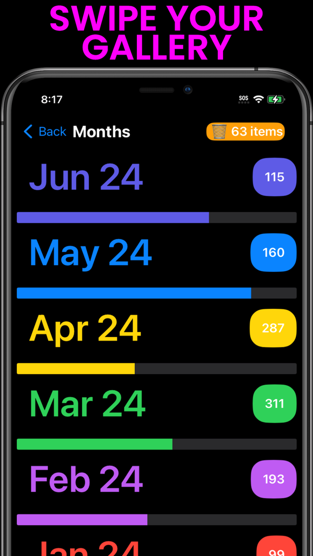 Photo delete swipe: Photonator para iPhone - Descargar