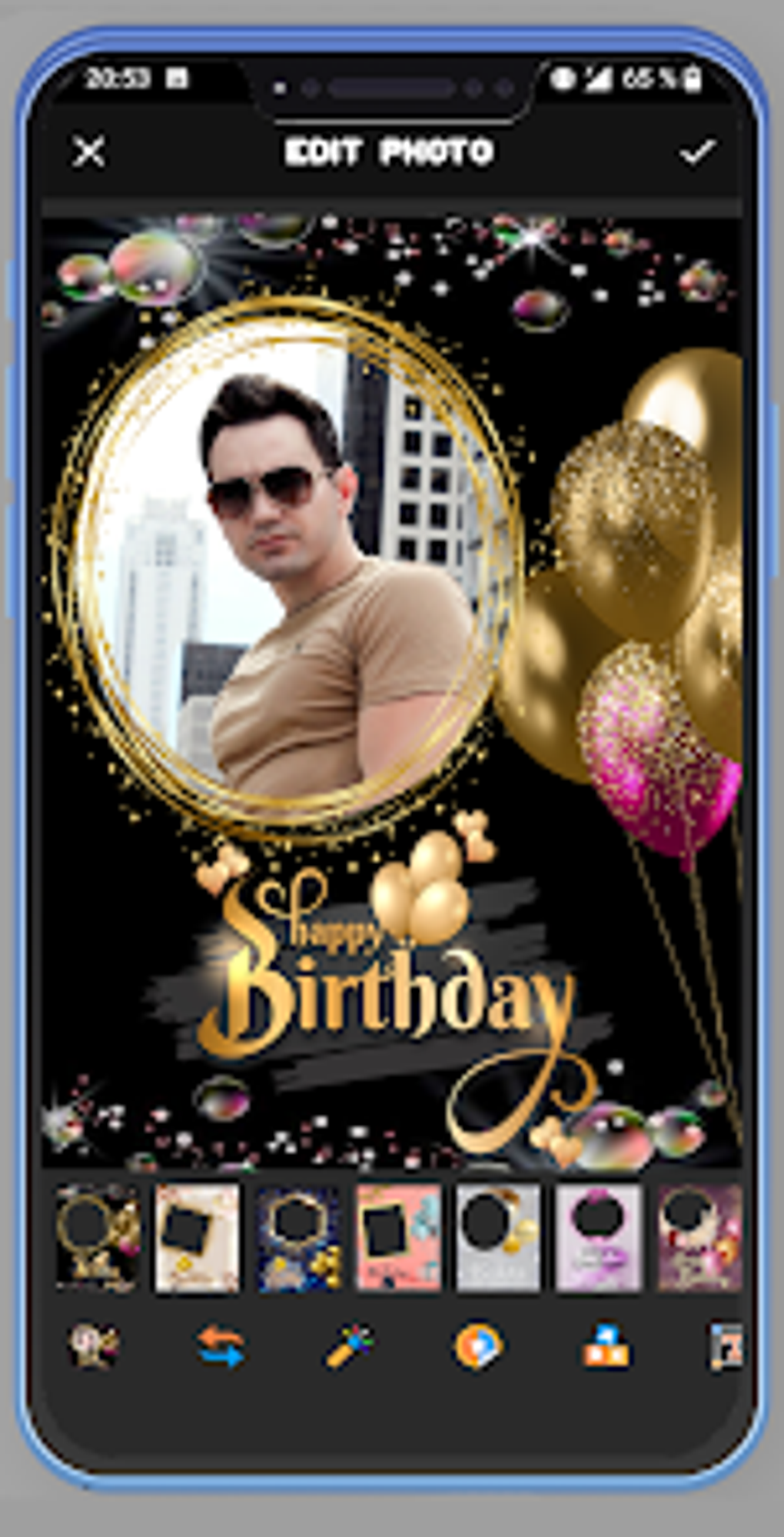 Birthday Photo Frames for Android - Download