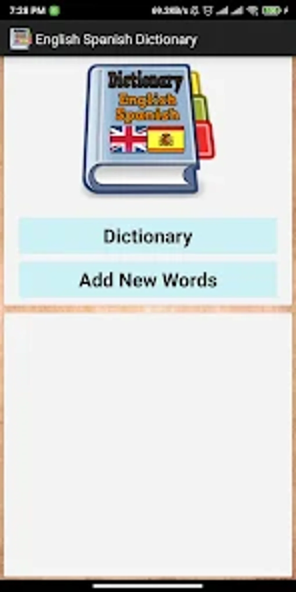 English Spanish Dictionary para Android - Descargar