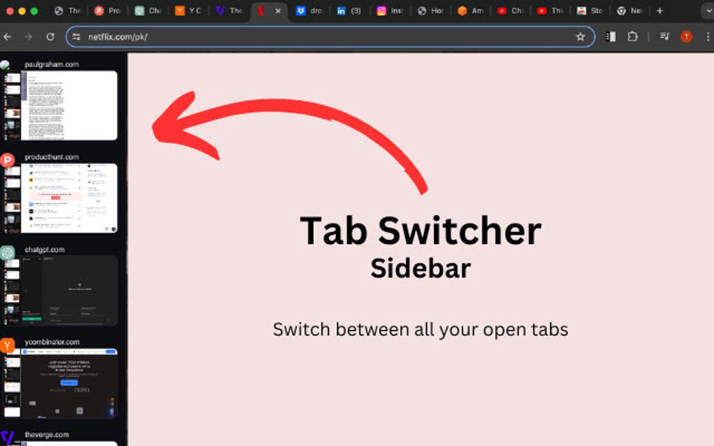 Thinkerer Tab Switcher para Google Chrome - Extensión Descargar