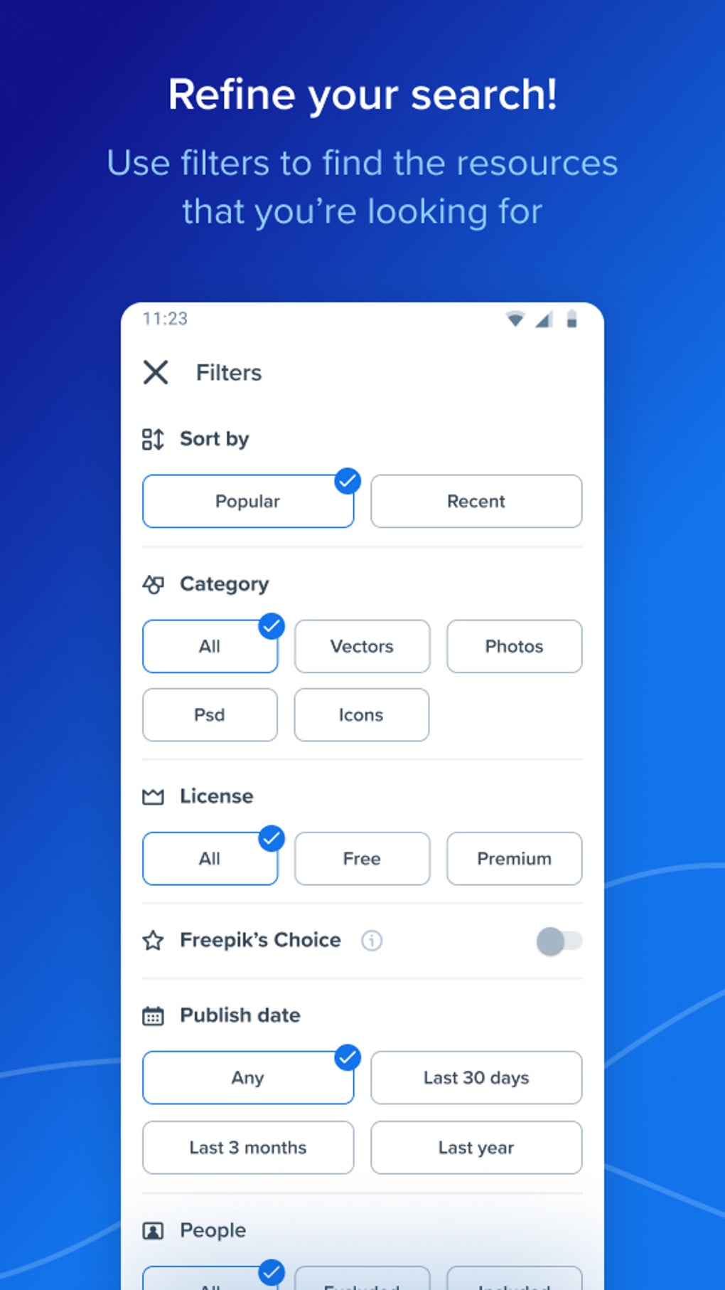 Android 용 Freepik - 다운로드