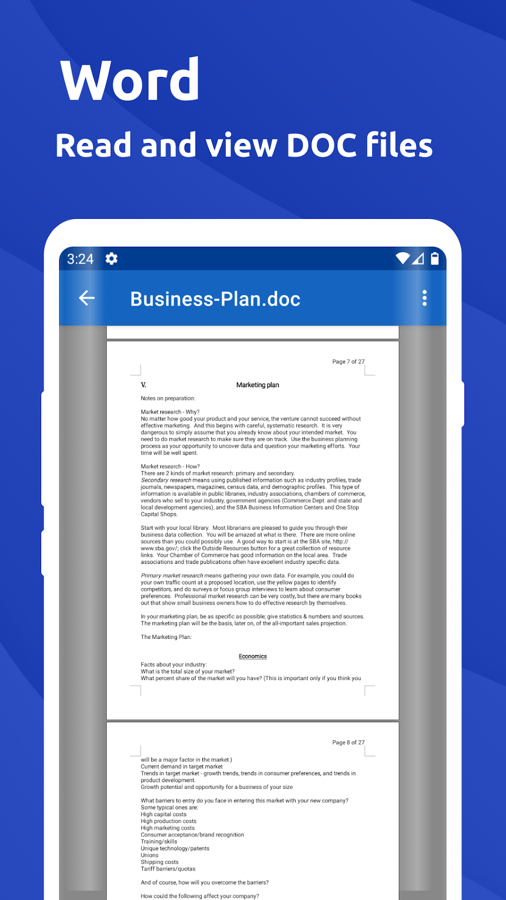 All Document Reader: PDF Word para Android - Descargar