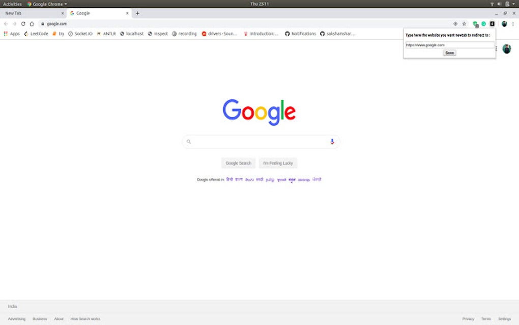 New Tab Redirect for Google Chrome - Extension Download