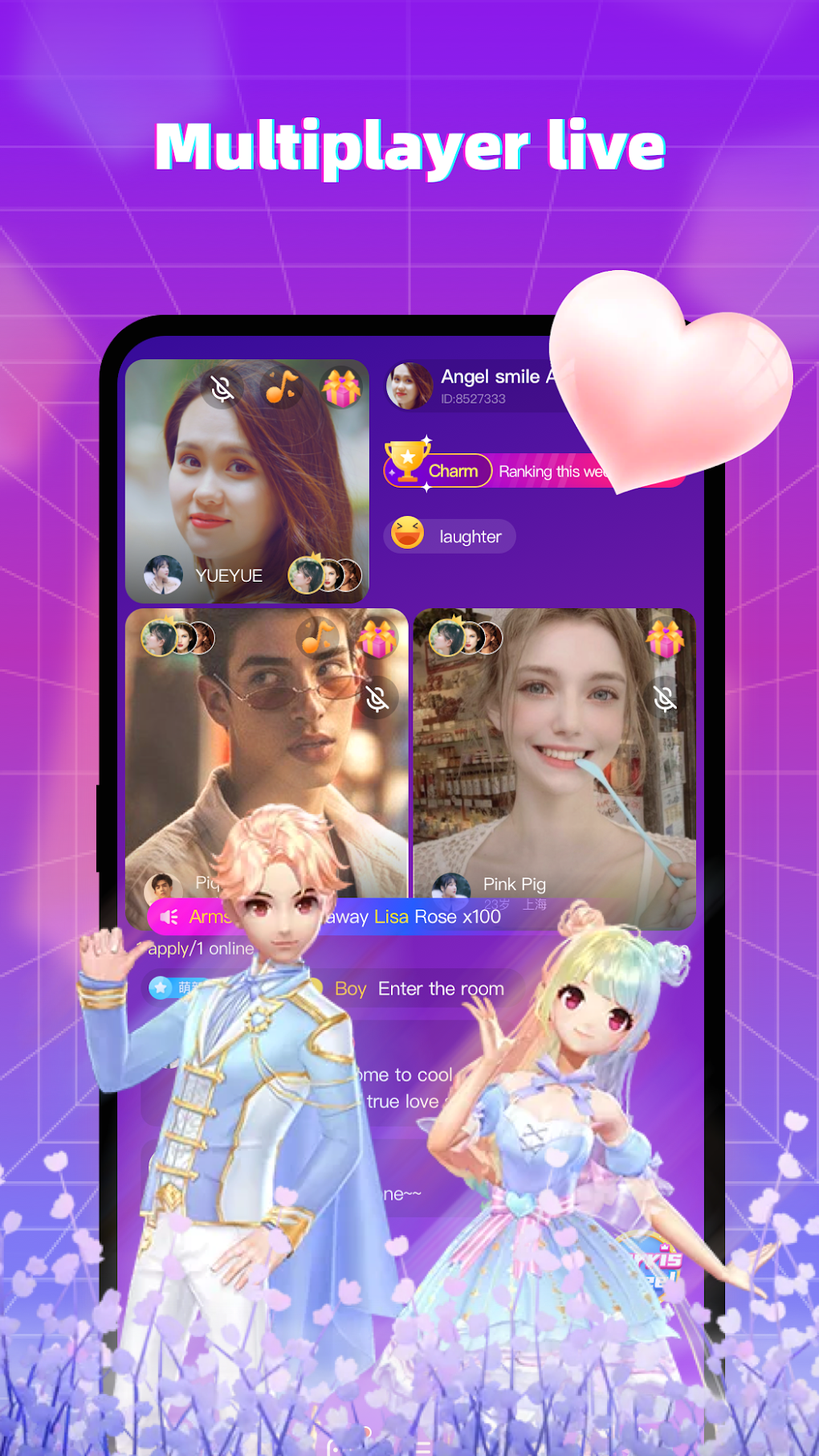 Lami-Live StreamVoice Chat para Android - Descargar