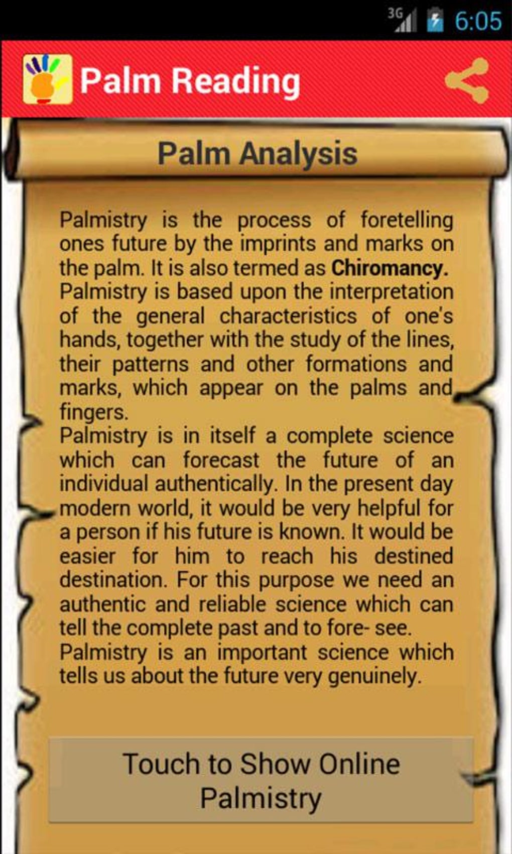 Palm Reading APK para Android - Descargar