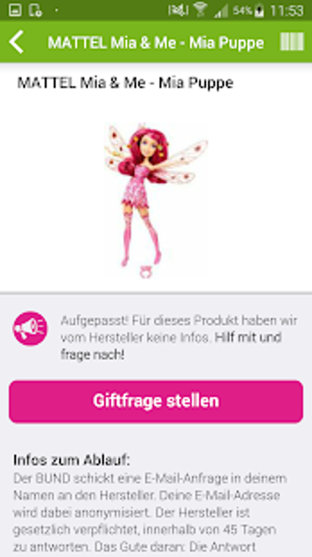 ToxFox – Der Produktcheck des BUND APK für Android - Download