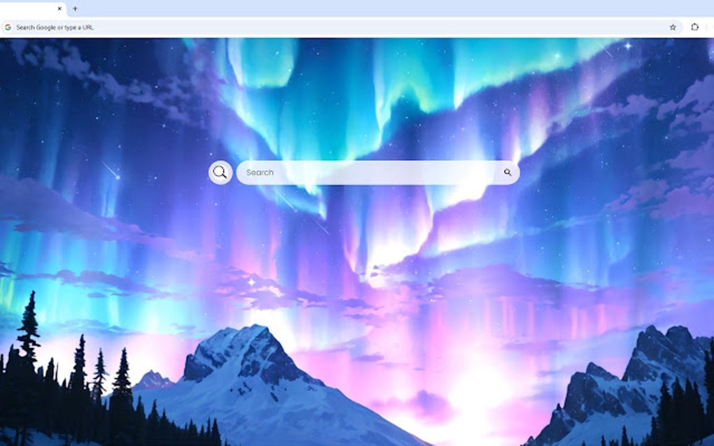 Northern Lights Live Wallpaper pour Google Chrome - Extension Télécharger