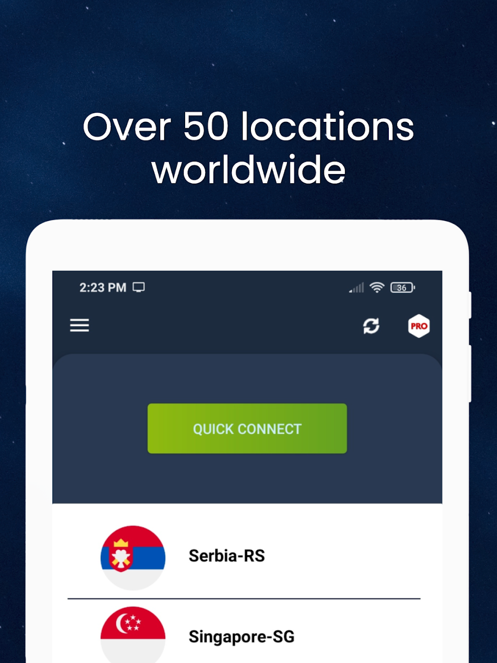 VPN Lat - Unlimited and secure for Android - Download
