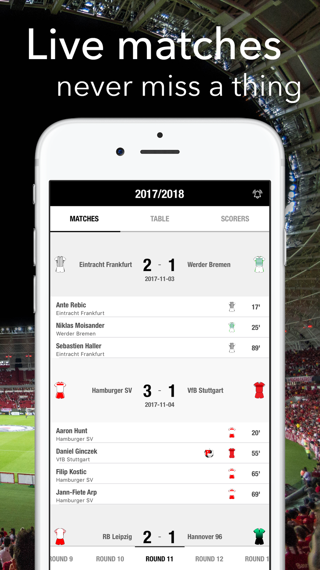 Live Football for Bundesliga para iPhone - Download