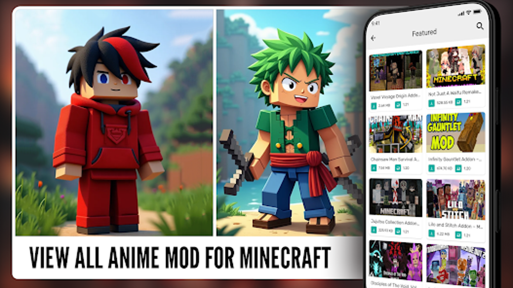 Anime Mods for Minecraft PE para Android - Descargar