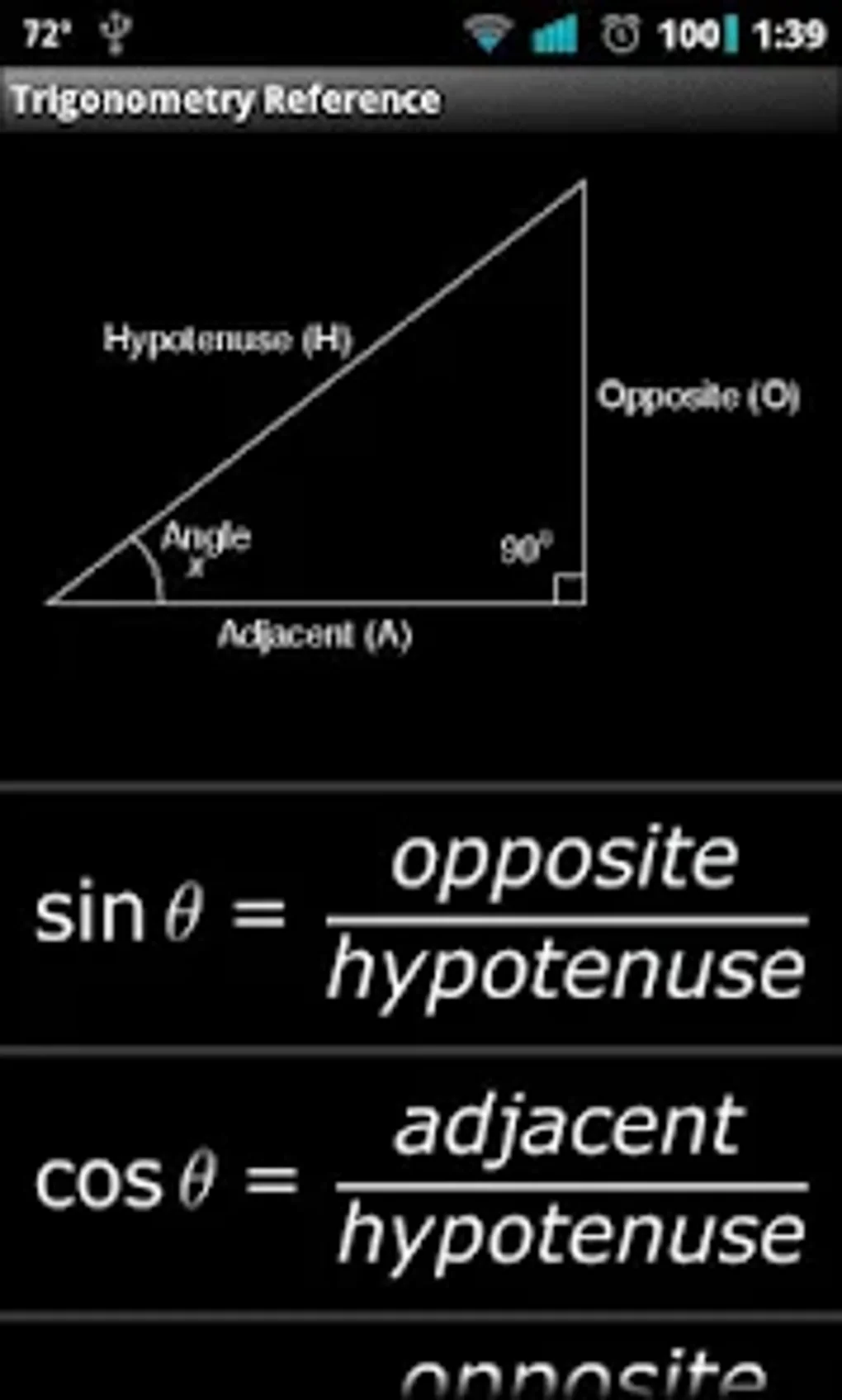 Trigonometry Reference For Android Download
