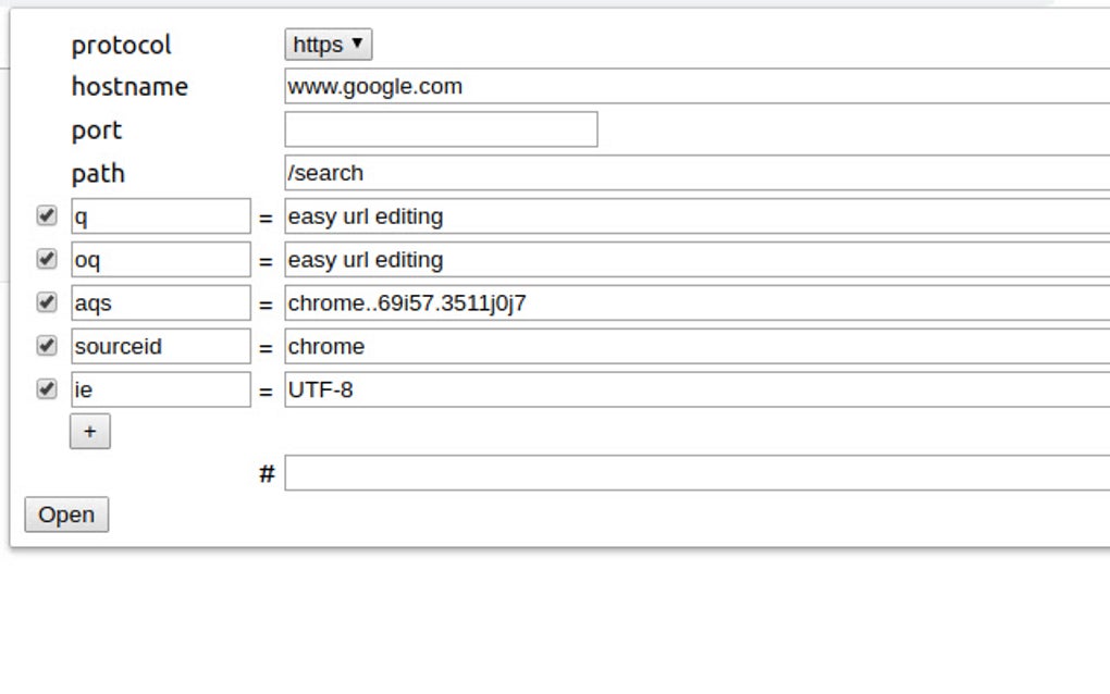 URL Edit para Google Chrome - Extensión Descargar