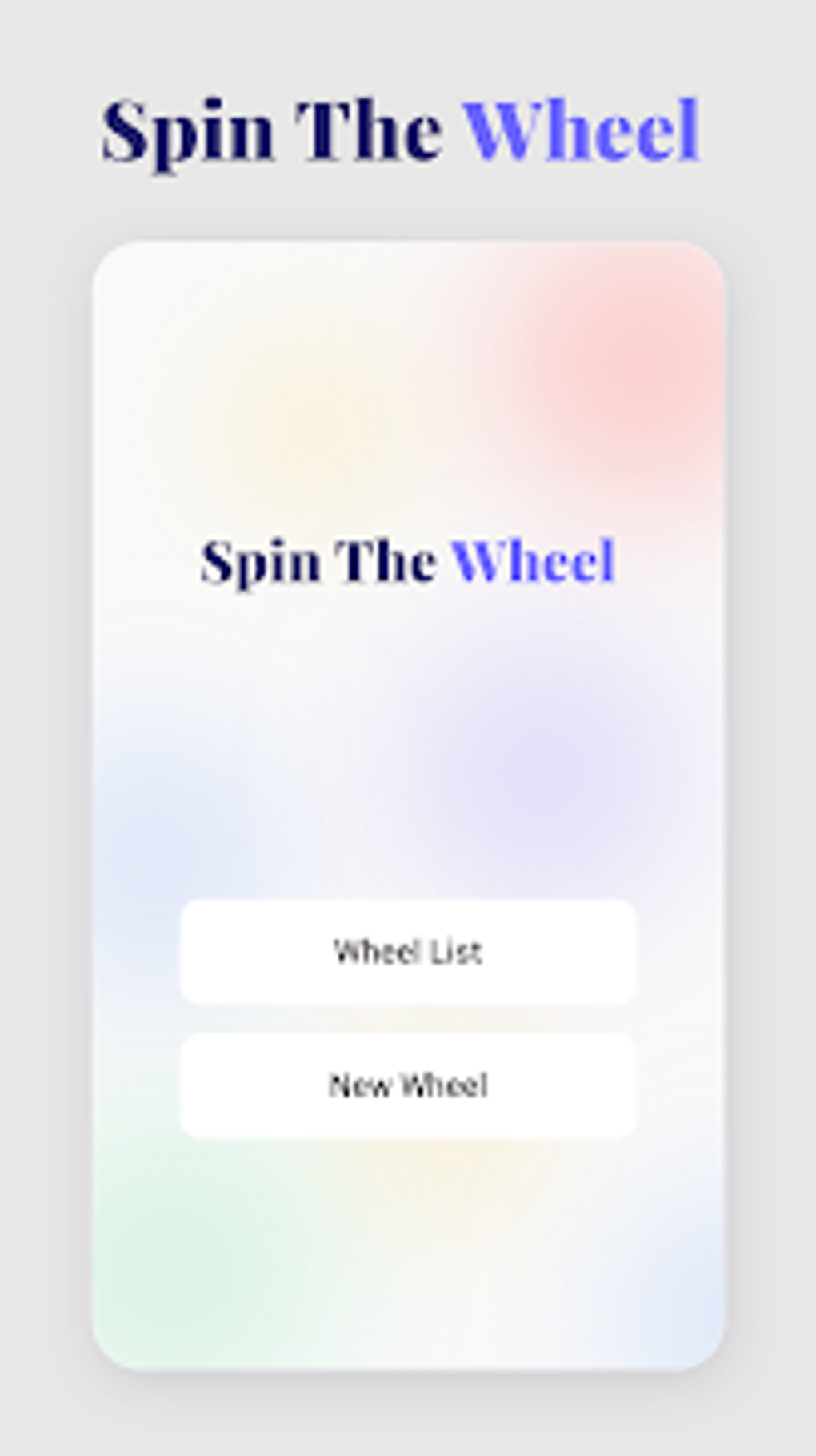 Spin The Wheel pour Android - Télécharger