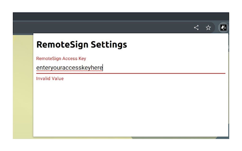 RemoteSign สำหรับ Google Chrome - ส่วนขยาย ดาวน์โหลด