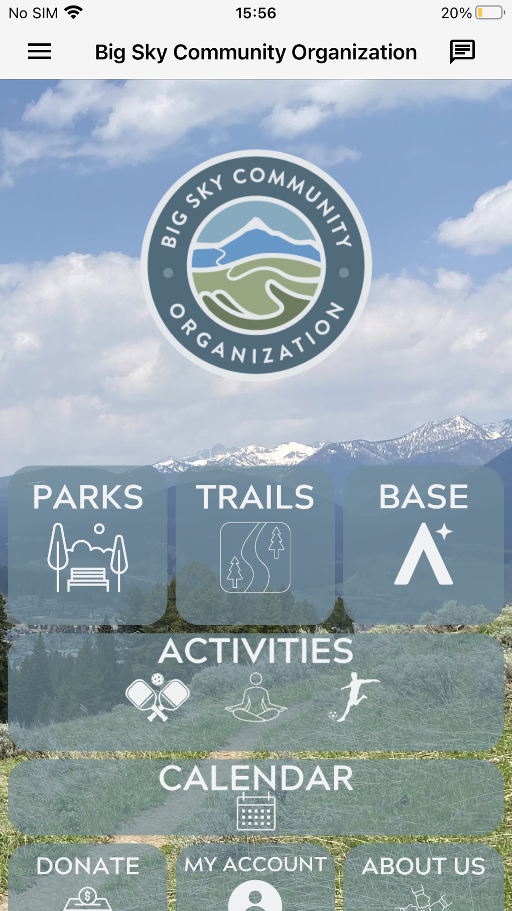 Big Sky Community Organization for iPhone - Download