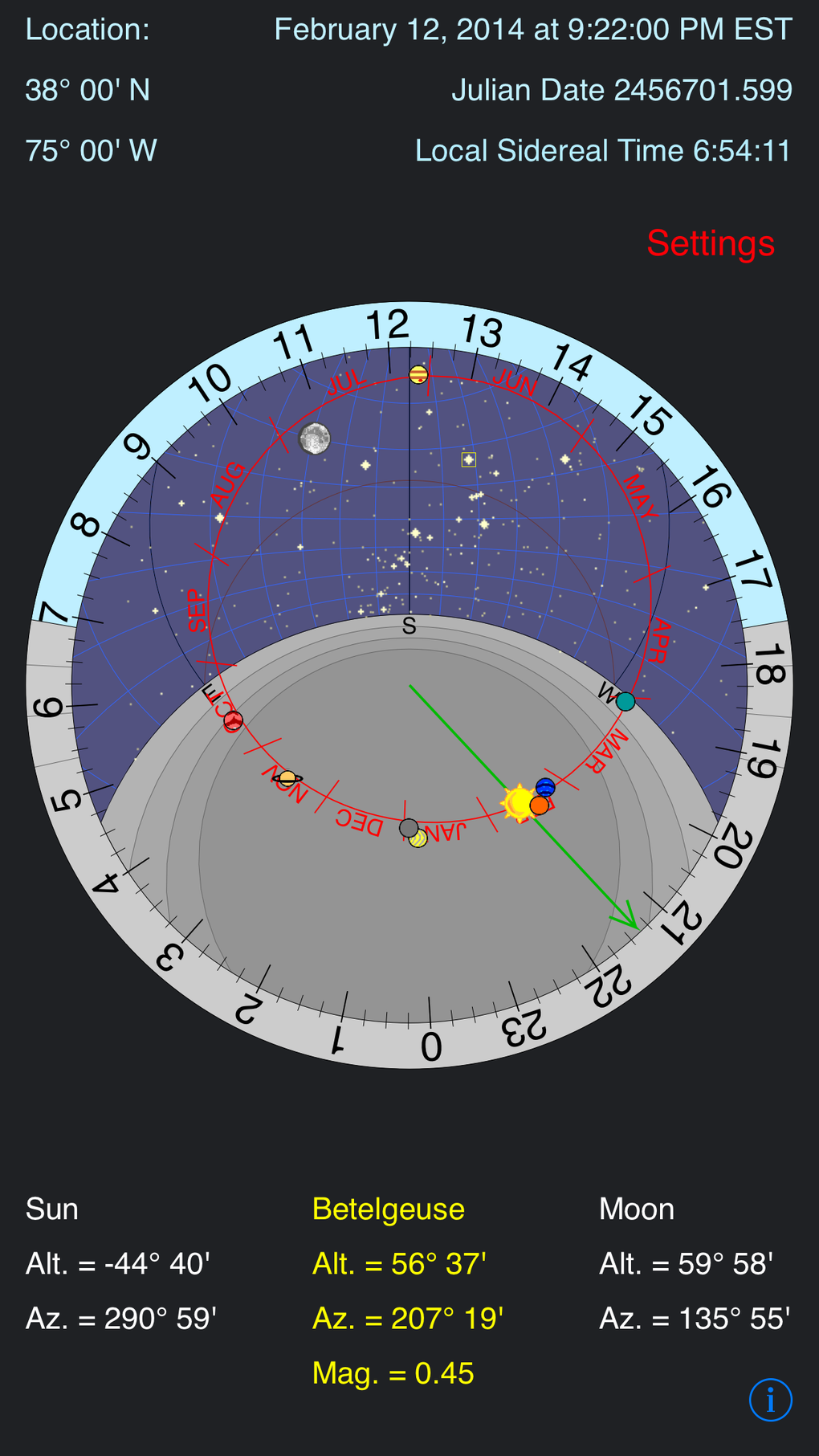Astrolabe Clock para iPhone - Descargar