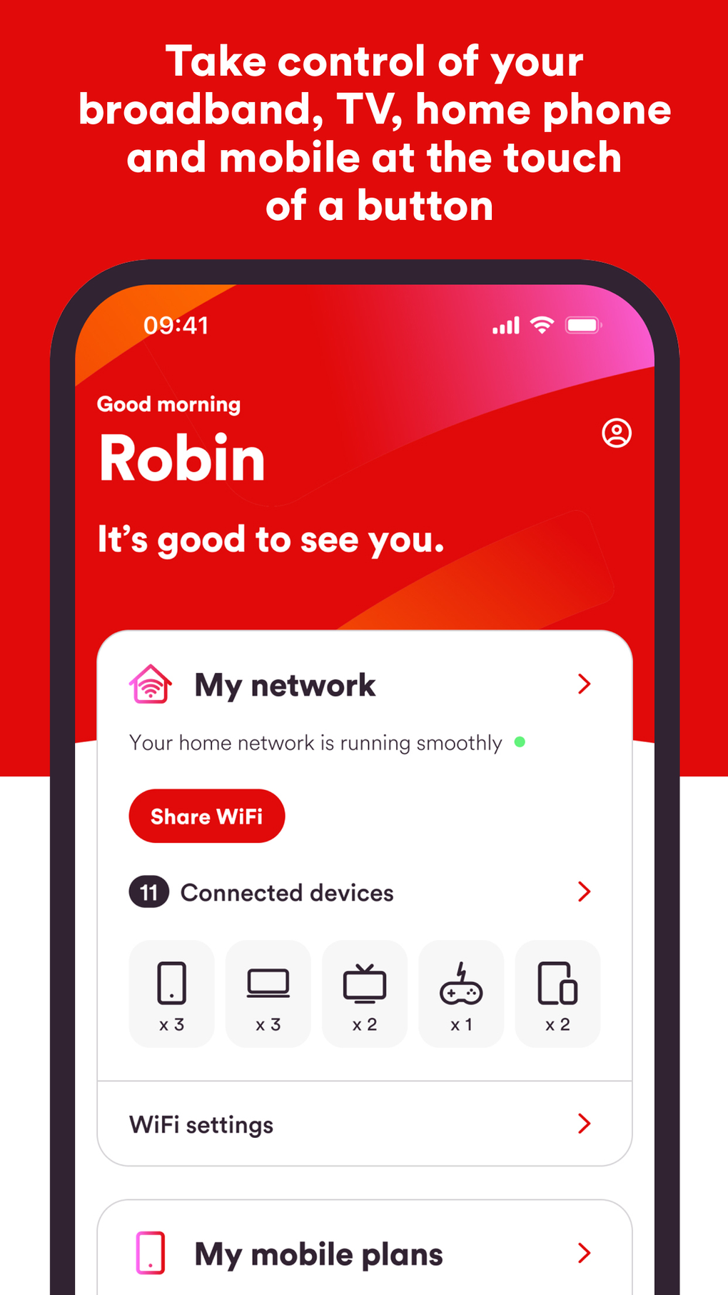 My Virgin Media App for iPhone - Download