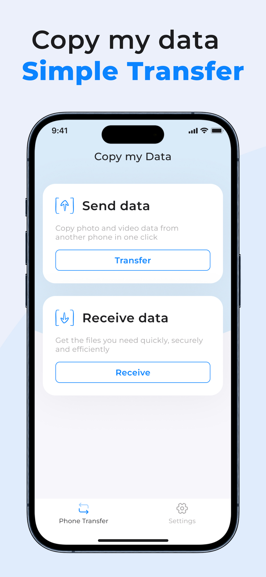 Copy my data - Simple Transfer para iPhone - Descargar