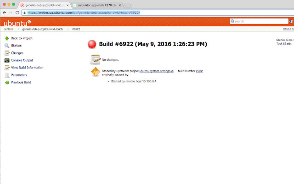 Jenkins Status Tab para Google Chrome - Extensión Descargar