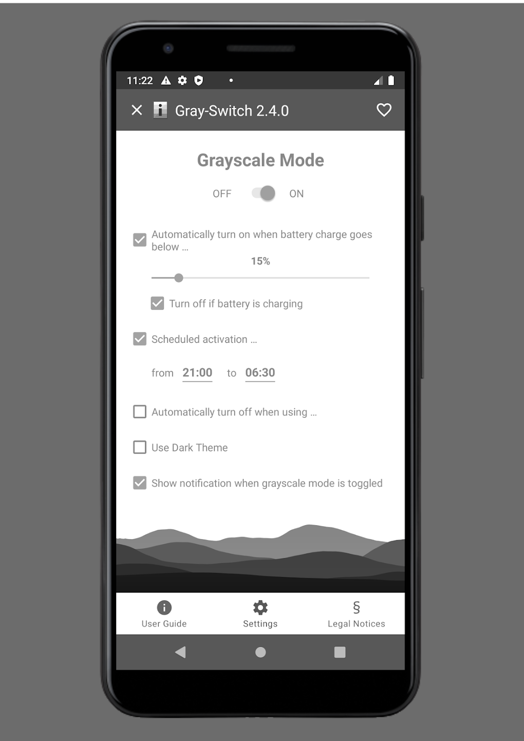 Gray-Switch Grayscale for Android - Download
