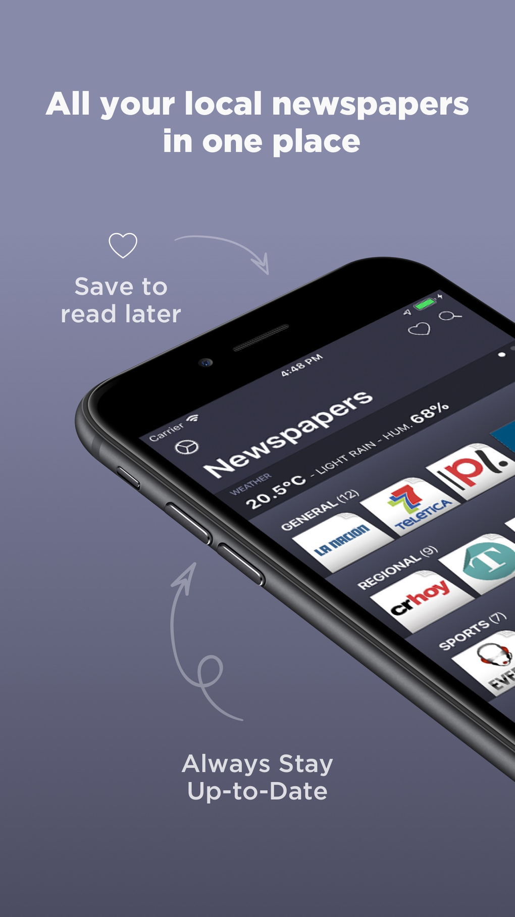 Costa Rican Newspapers para iPhone - Descargar