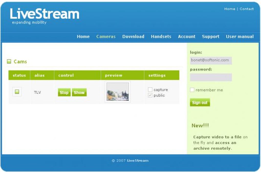 LiveStream Broadcaster - Download