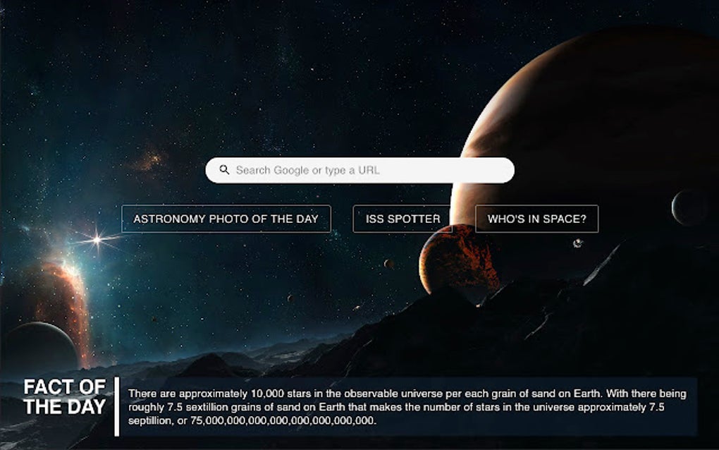 Tea Time In Space Google Chrome 용 - 확장 프로그램 다운로드