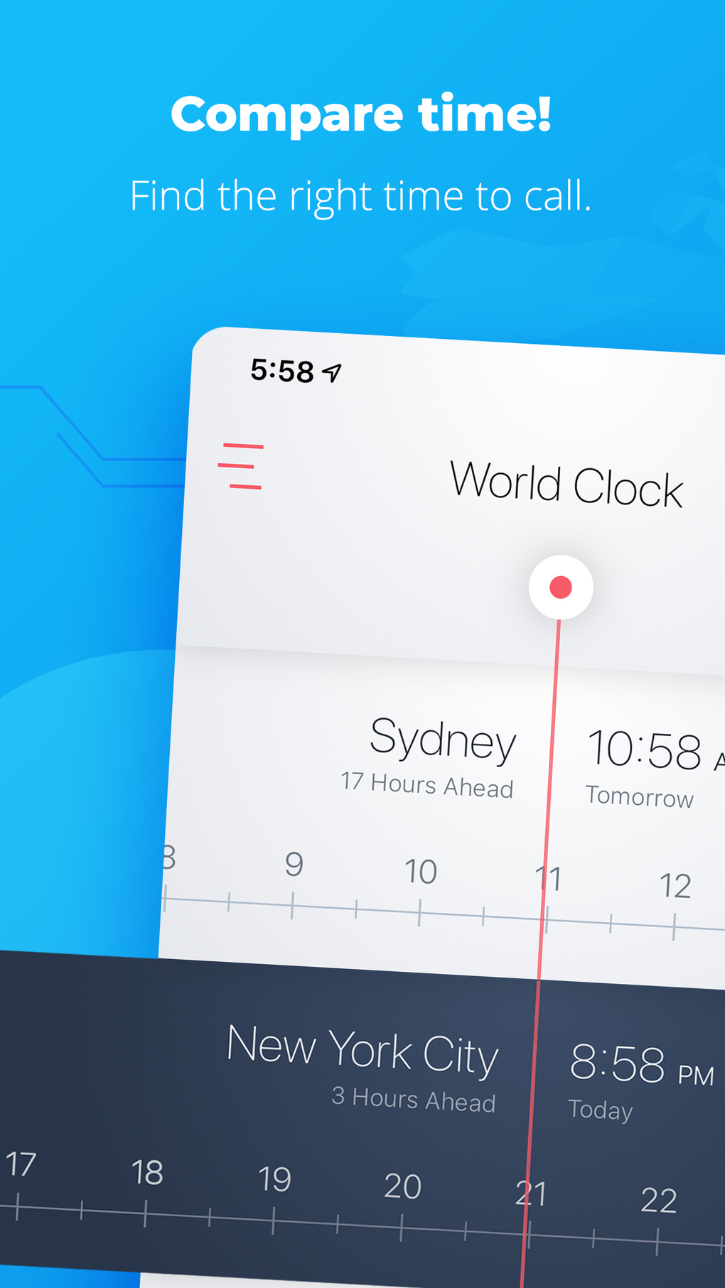 Zen World Clock Time Converter para iPhone - Descargar