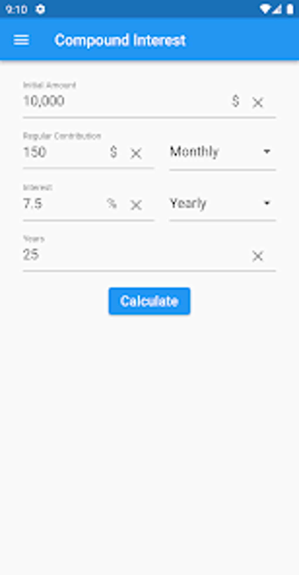 Compound Interest Calculator para Android - Descargar