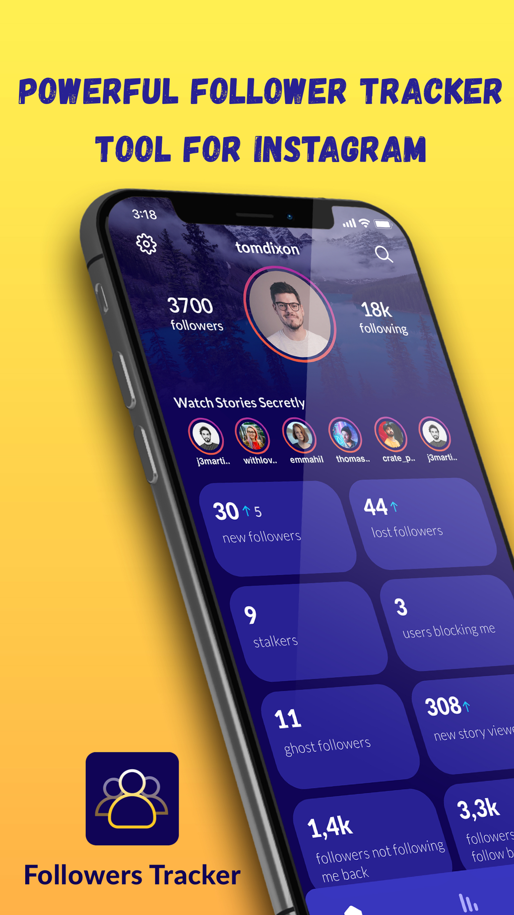 Follower Report Stats Tracker for iPhone - Download