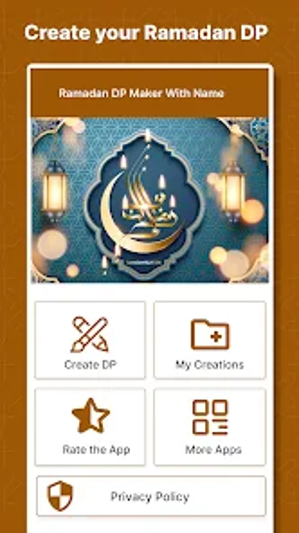 Ramadan Mubarak Name DP Maker für Android - Download