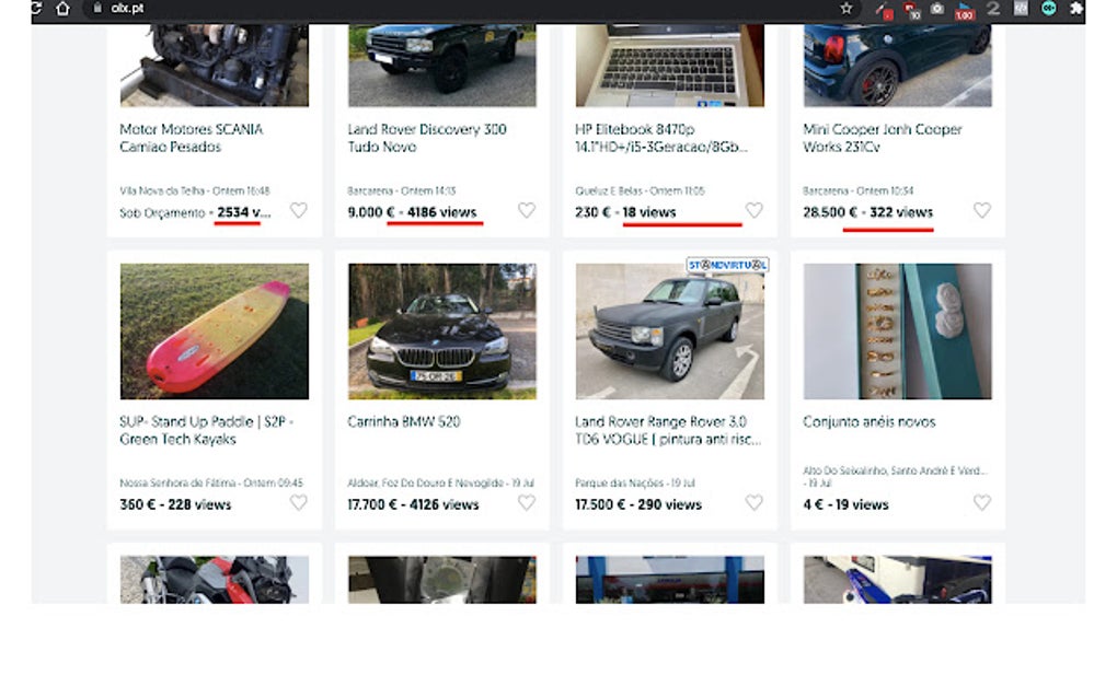 OLX.pt View for Google Chrome - Extension Download