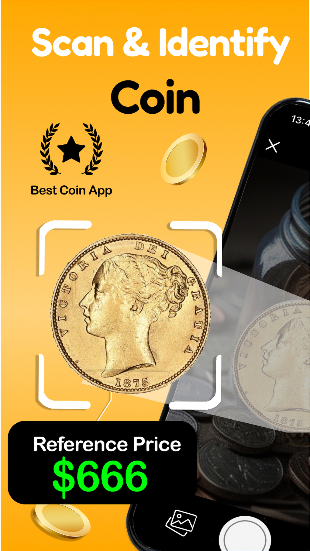 Coin Snap Coin Identifier Para IPhone Descargar
