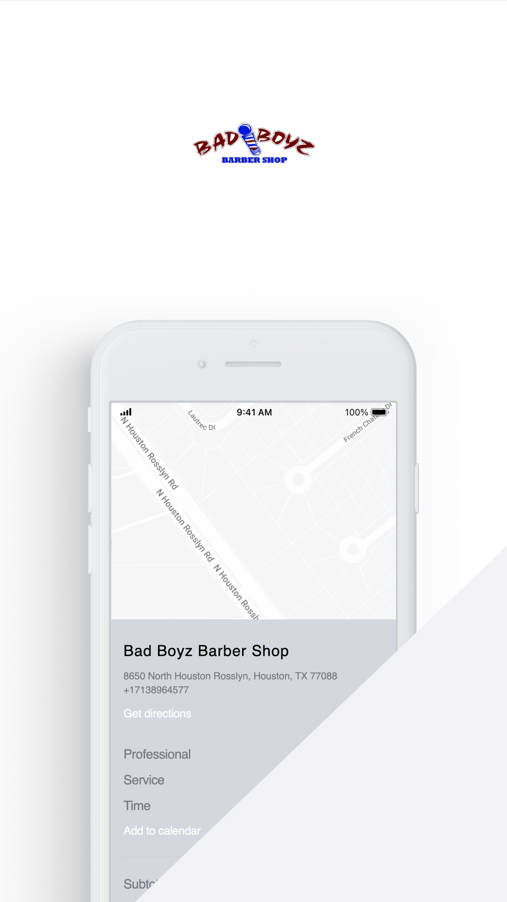 Bad Boyz Barber Shop for iPhone - Download