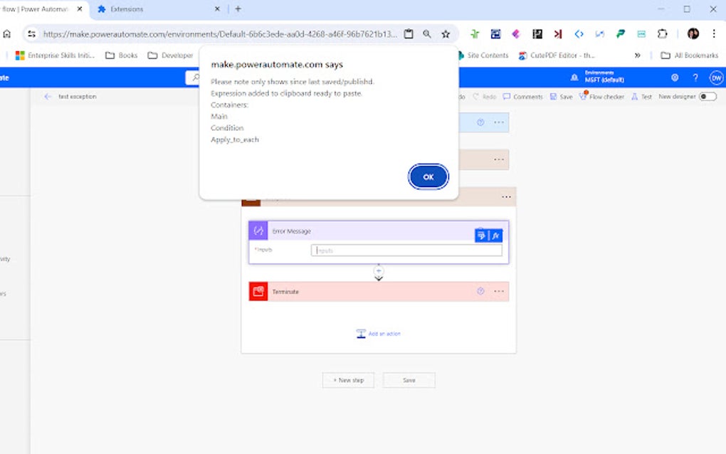Power DevBox Exceptions Google Chrome 용 - 확장 프로그램 다운로드