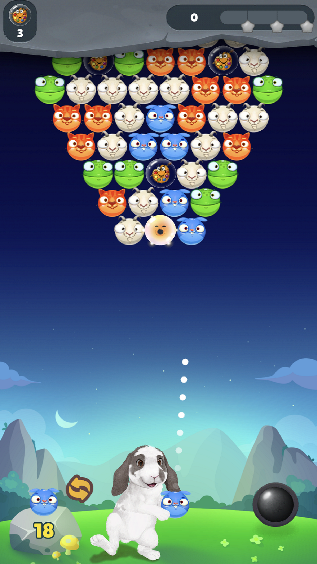 Bubble Shooter- Bini the Bunny for iPhone - Download