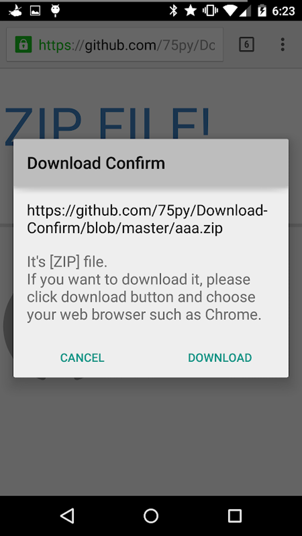 Android için Download Confirm APK - İndir